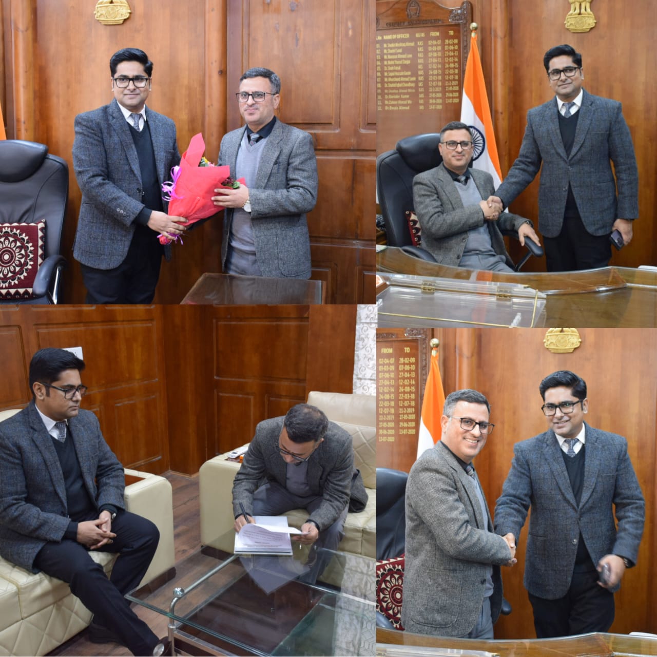 Shakeel ul Rehman Rather takes over the charge as DC Bandipora